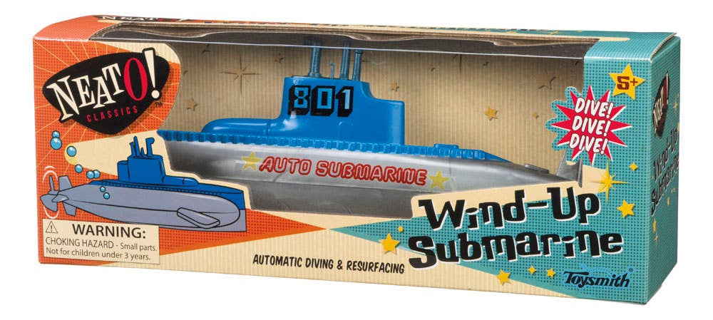 Neato! Classic Toys Wind Up Diving Submarine | Plumm Home
